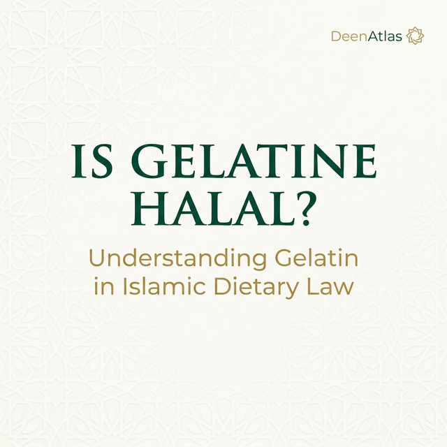 Is Gelatine Halal? | DeenAtlas Authority Guide | DeenAtlas
